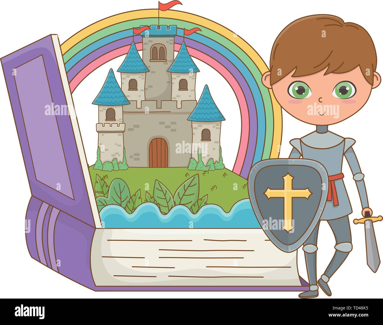 Upon castle Stock Vector Images - Alamy