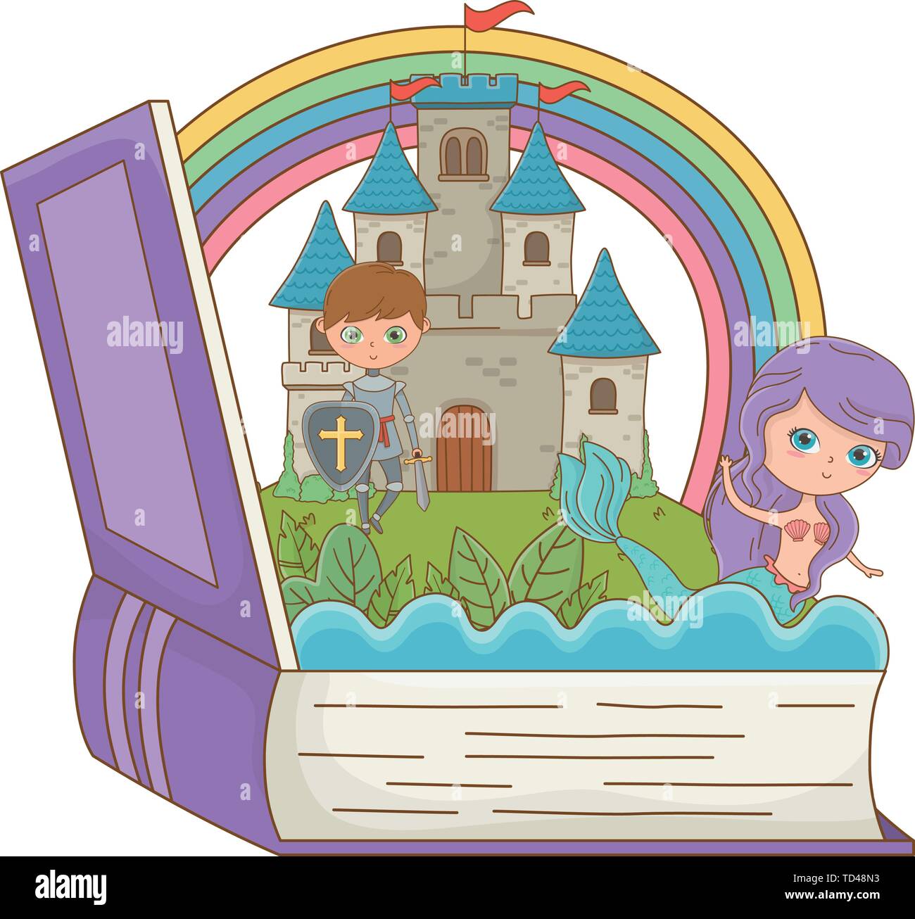 Book and character design, Fairytale history medieval fantasy kingdom ...