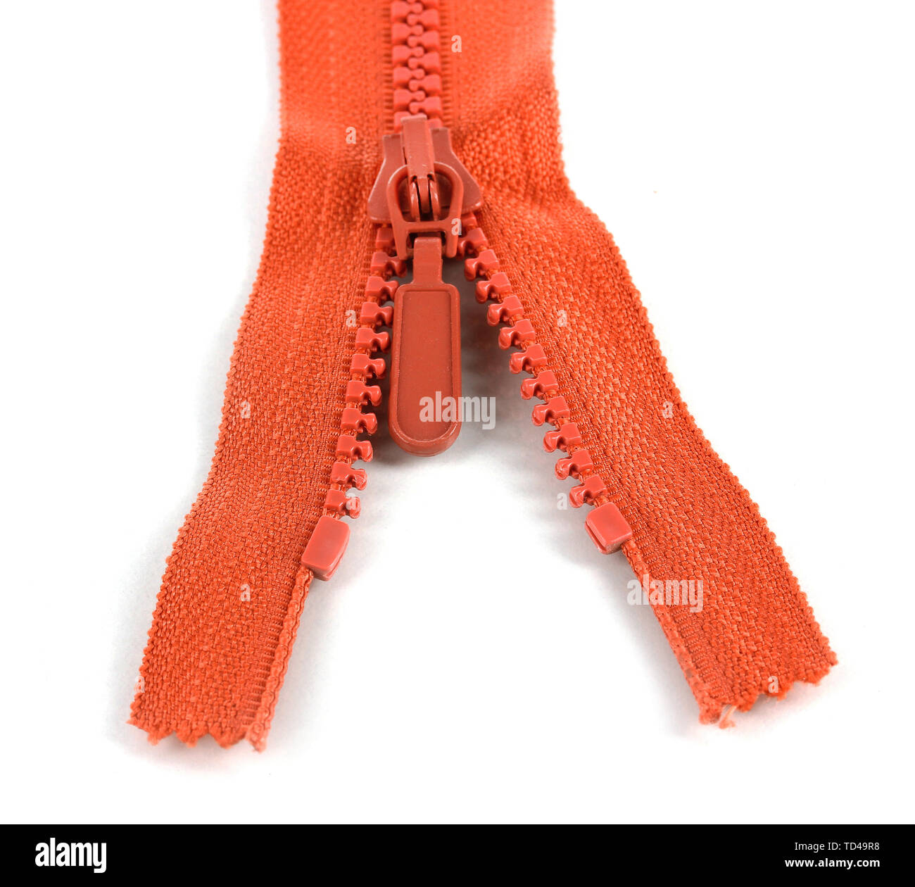 Zipper isolated on white Stock Photo - Alamy