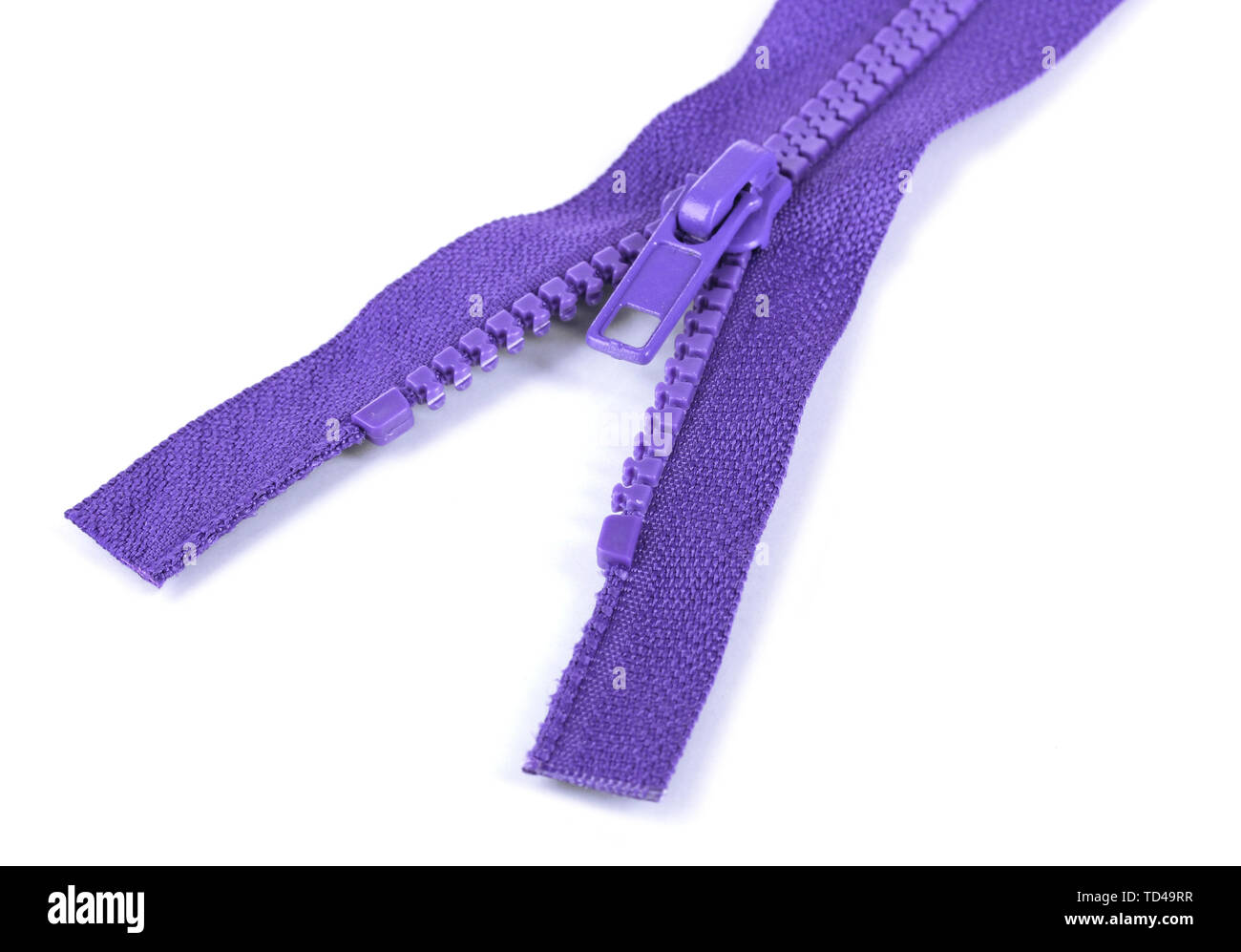 Zipper isolated one side hi-res stock photography and images - Alamy