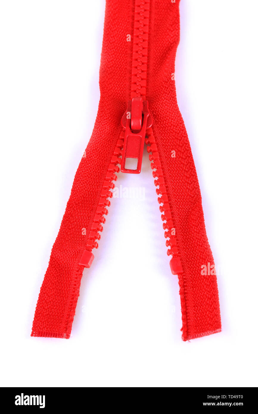 Zipper isolated one side hi-res stock photography and images - Alamy