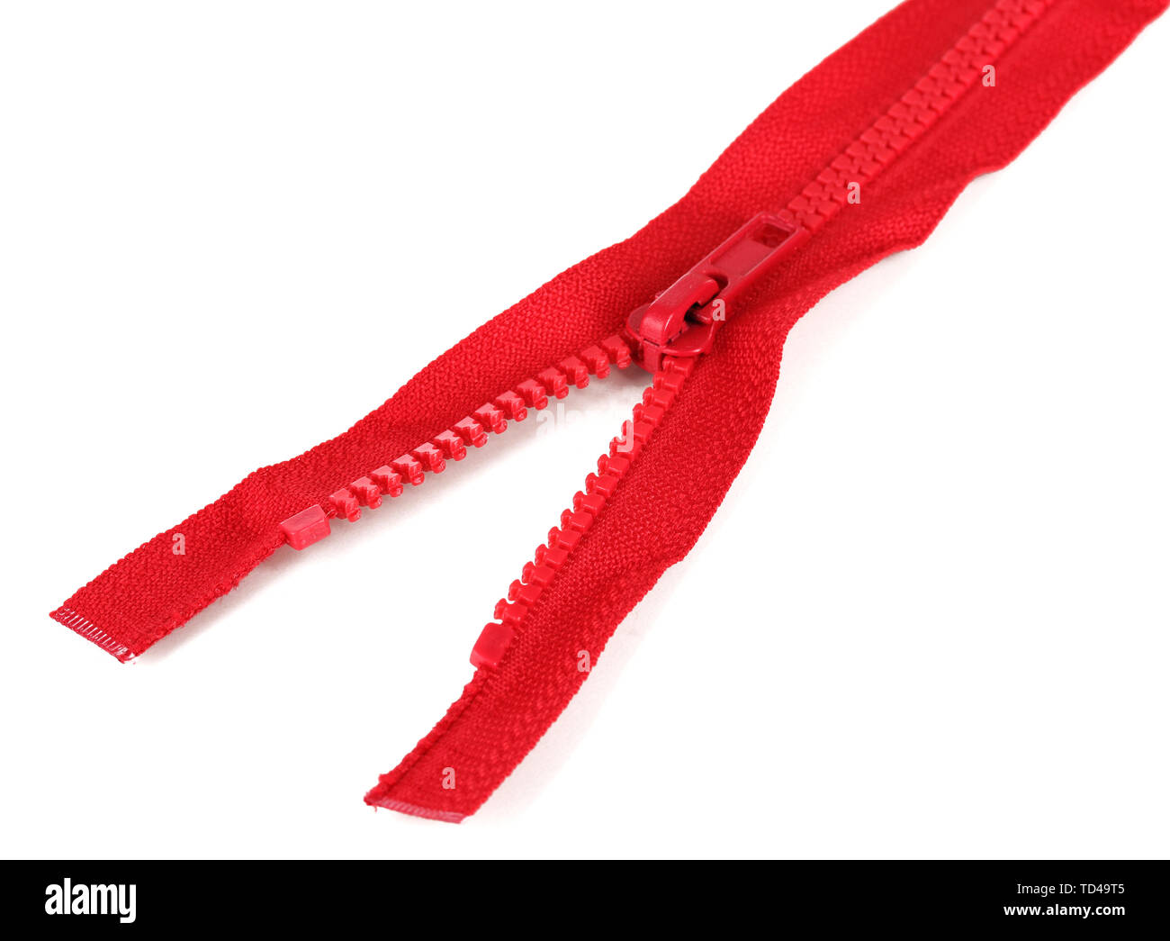 Zipper isolated one side hi-res stock photography and images - Alamy