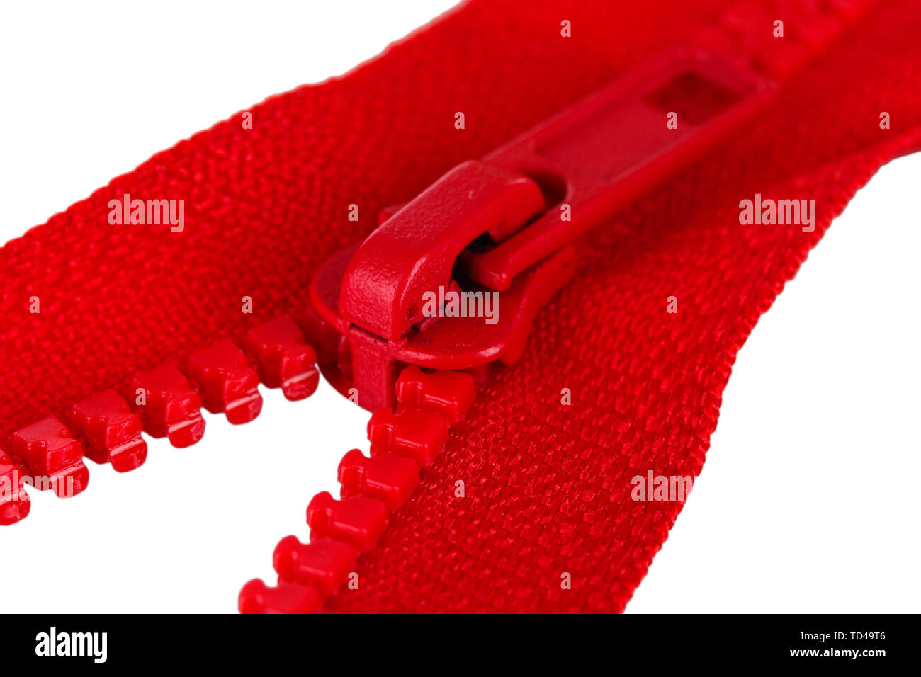 Zipper isolated on white Stock Photo - Alamy