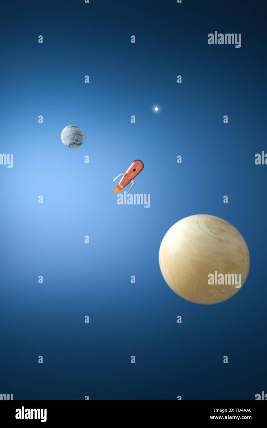 Exploring the universe Stock Photo - Alamy