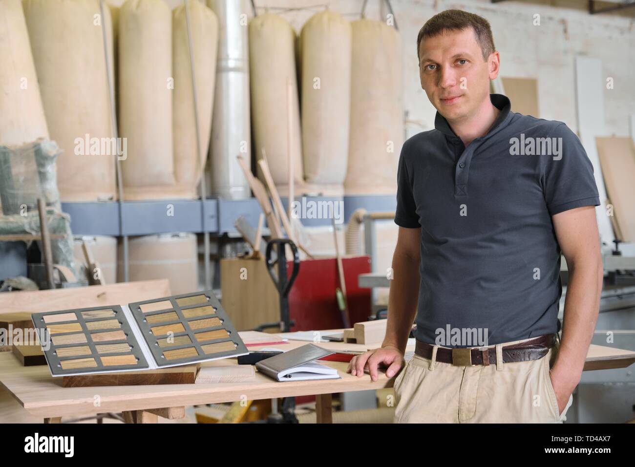 Male Boss Carpenter High Resolution Stock Photography and Images - Alamy