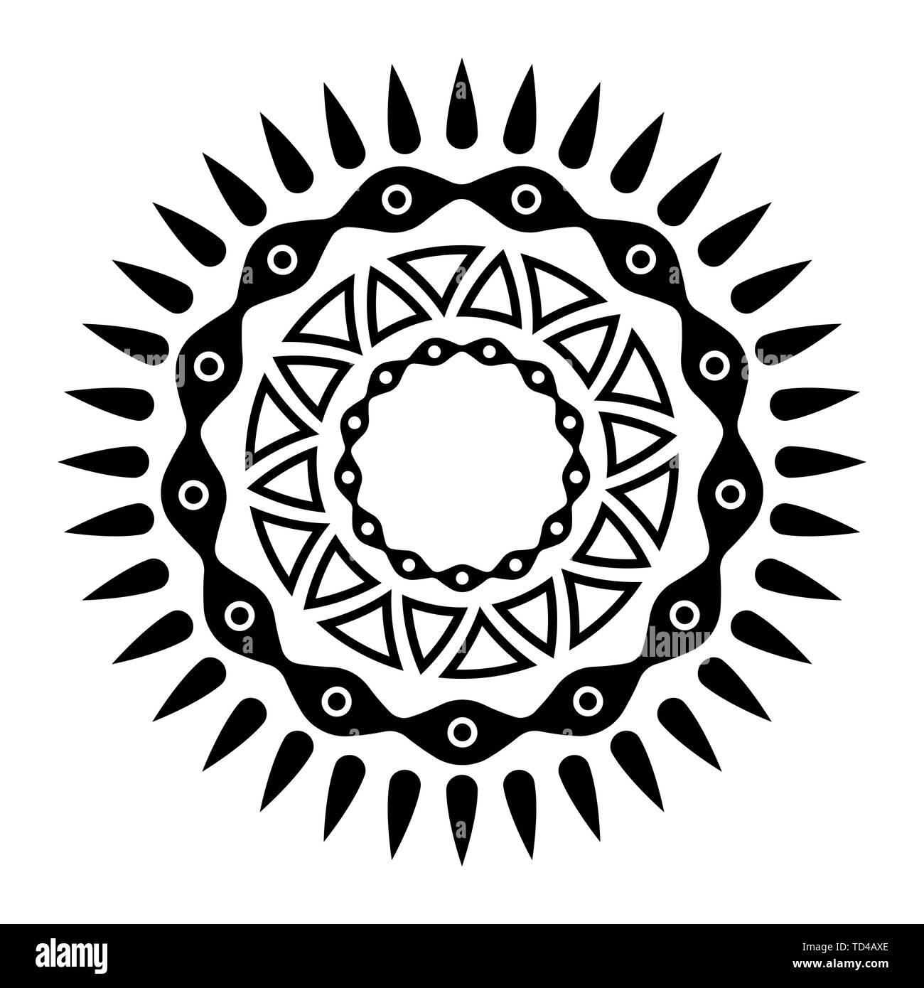 Tribal Sun Symbols