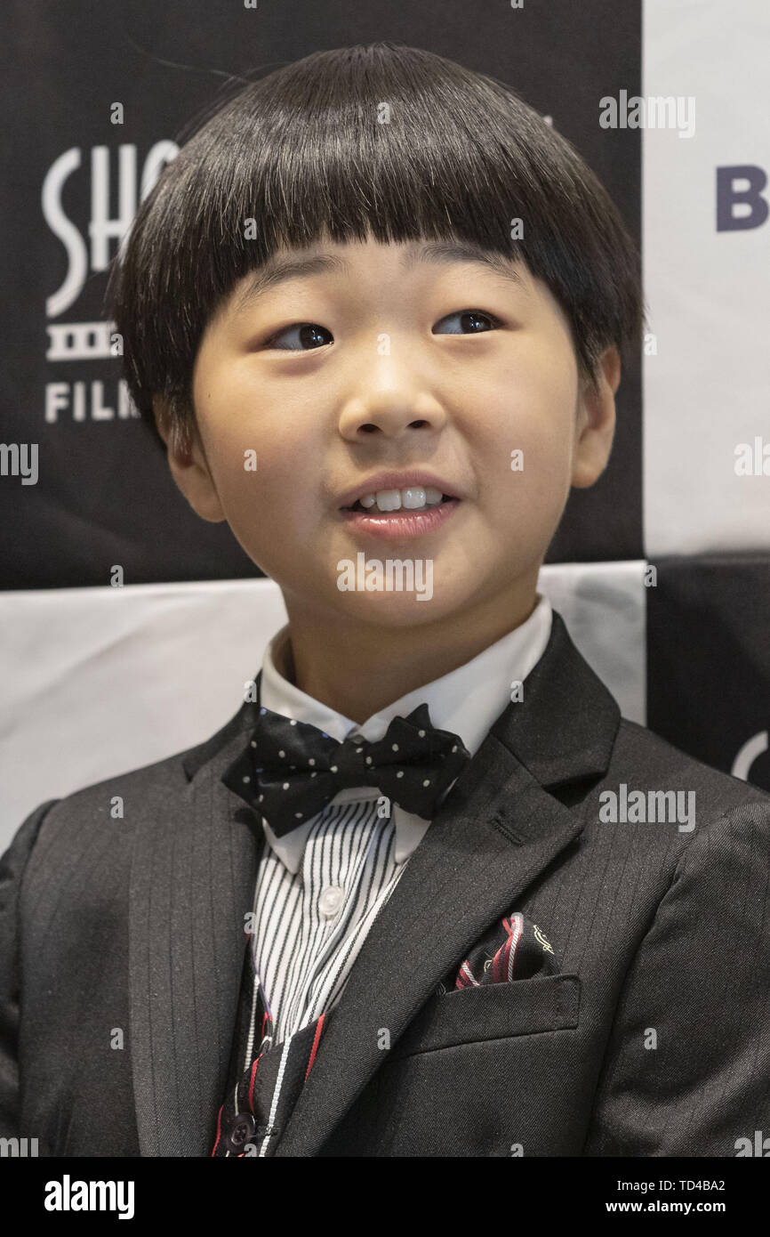 June 11, 2019 - Tokyo, Japan - Japanese child actor Kosei Kimura ...