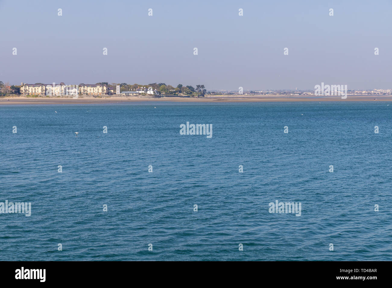Houses and buildings in Burrow beach, Sutton, Dublin, Ireland Stock ...