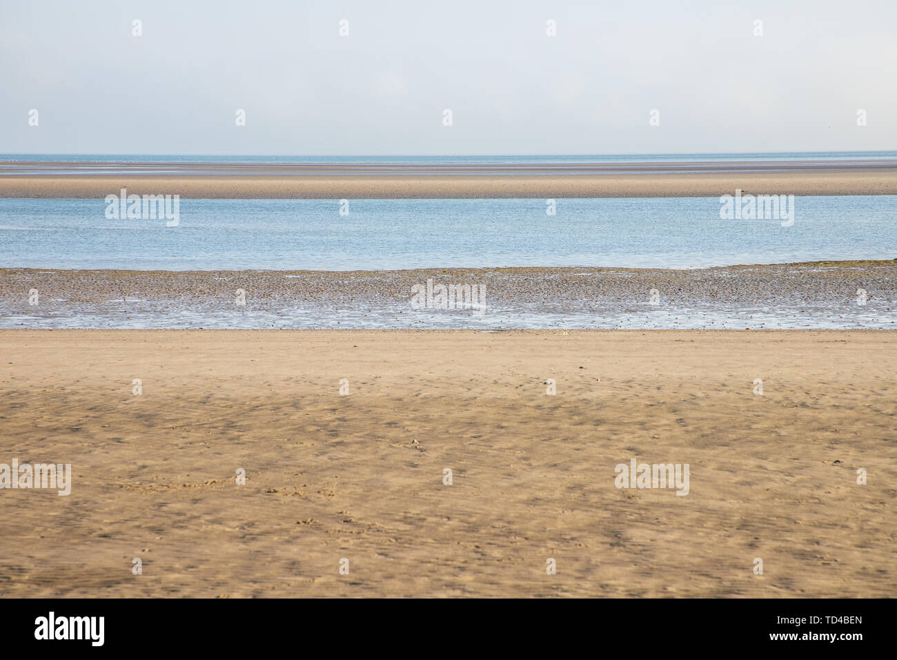 Low tide in Burrow beach, Sutton, Dublin, Ireland Stock Photo - Alamy