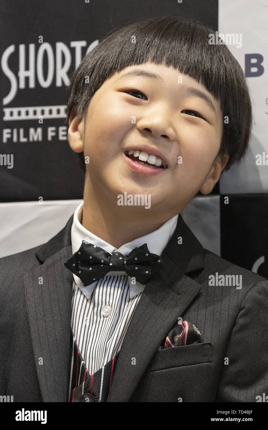 June 11, 2019 - Tokyo, Japan - Japanese child actor Kosei Kimura ...