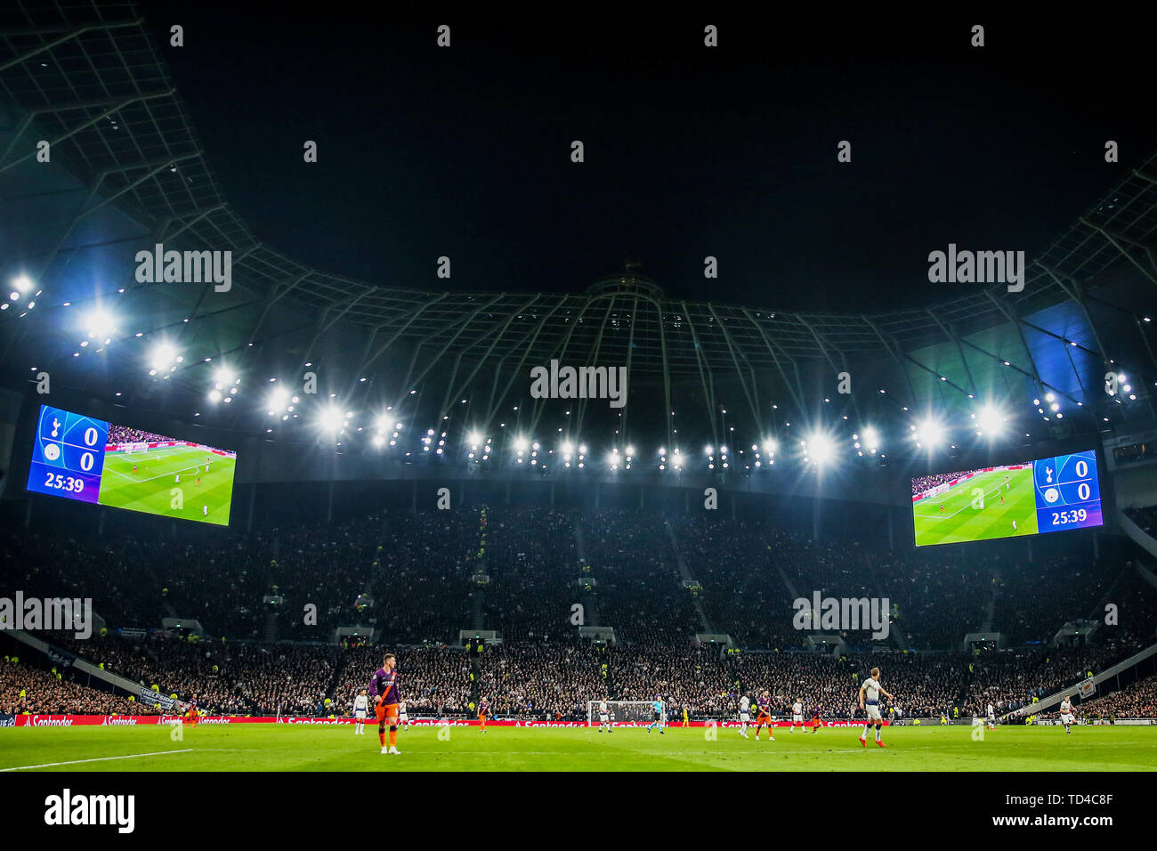 General view of the Tottenham Hotspur Stadium South Stand during the ...