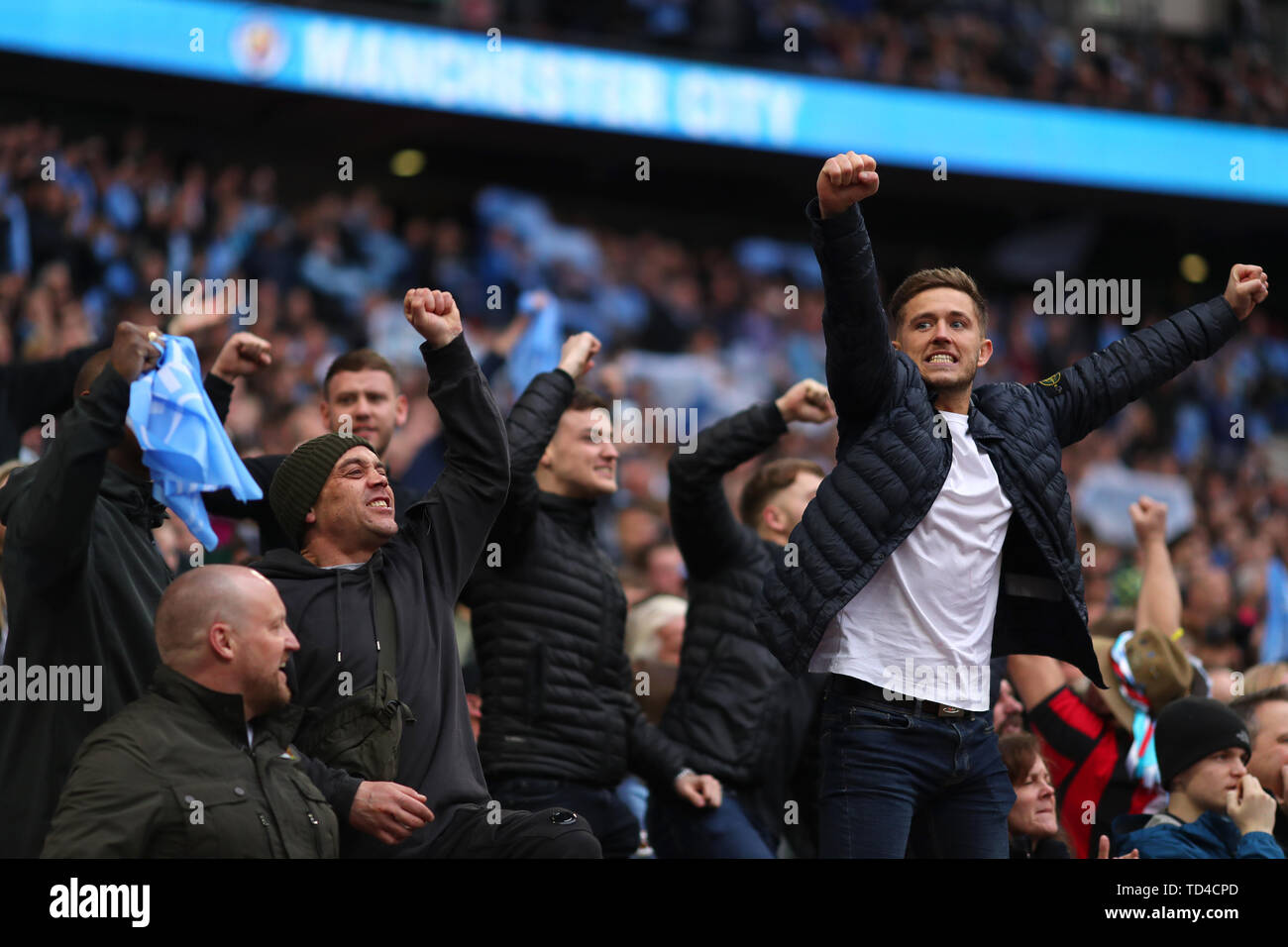 Brighton fans wembley hi-res stock photography and images - Alamy