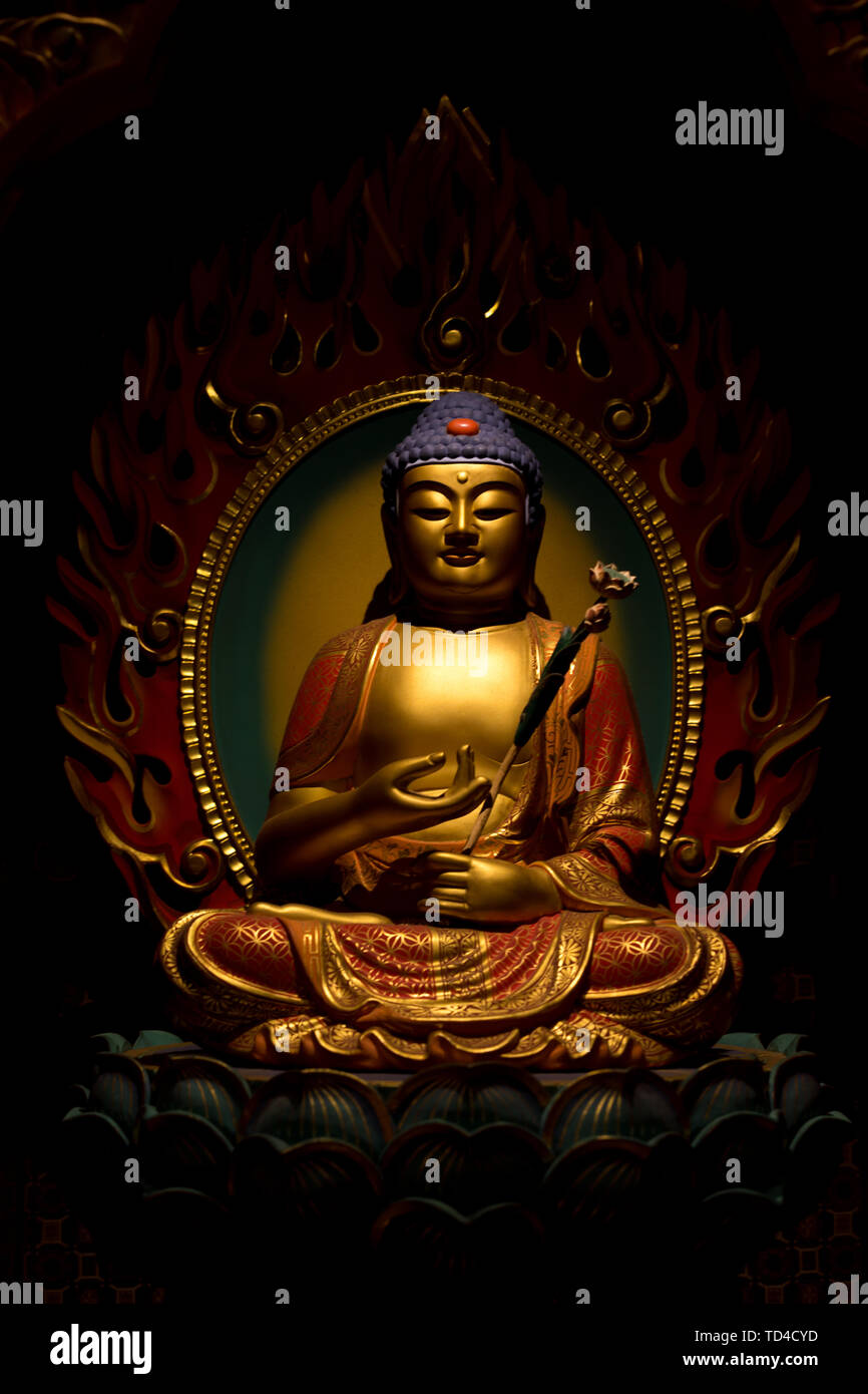 Sculpture ornaments architecture the art of gold sakyamuni temple hi ...