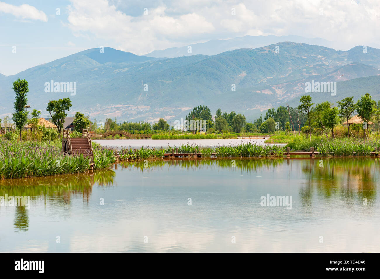 Beautiful scenery of Qionghai in Xichang Stock Photo - Alamy