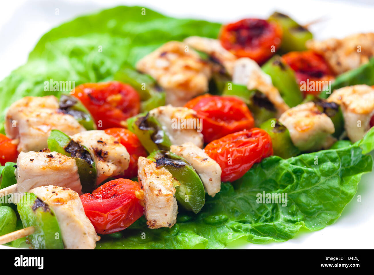still life of still life of meat skewers Stock Photo - Alamy