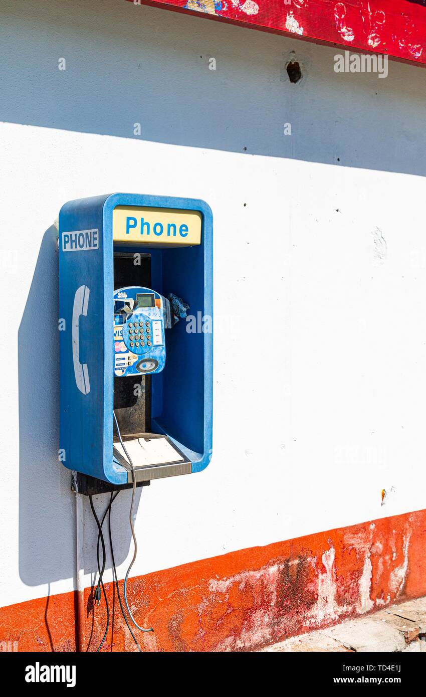 Old Pay Phone Stock Photo - Alamy
