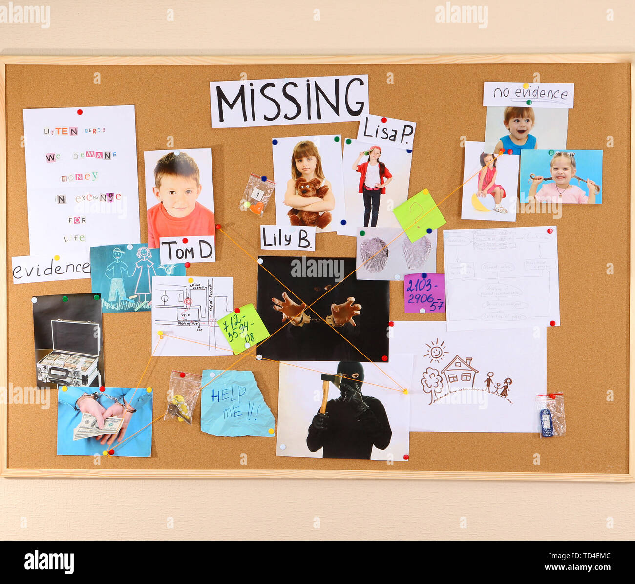 Investigating case into missing children Stock Photo - Alamy