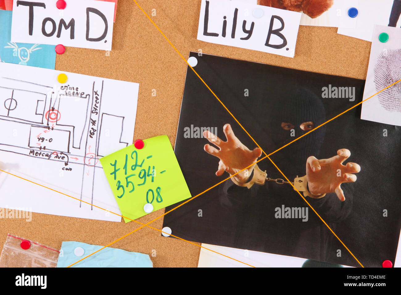 Investigating case into missing children Stock Photo - Alamy