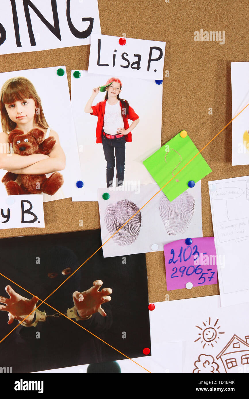 Investigating case into missing children Stock Photo - Alamy