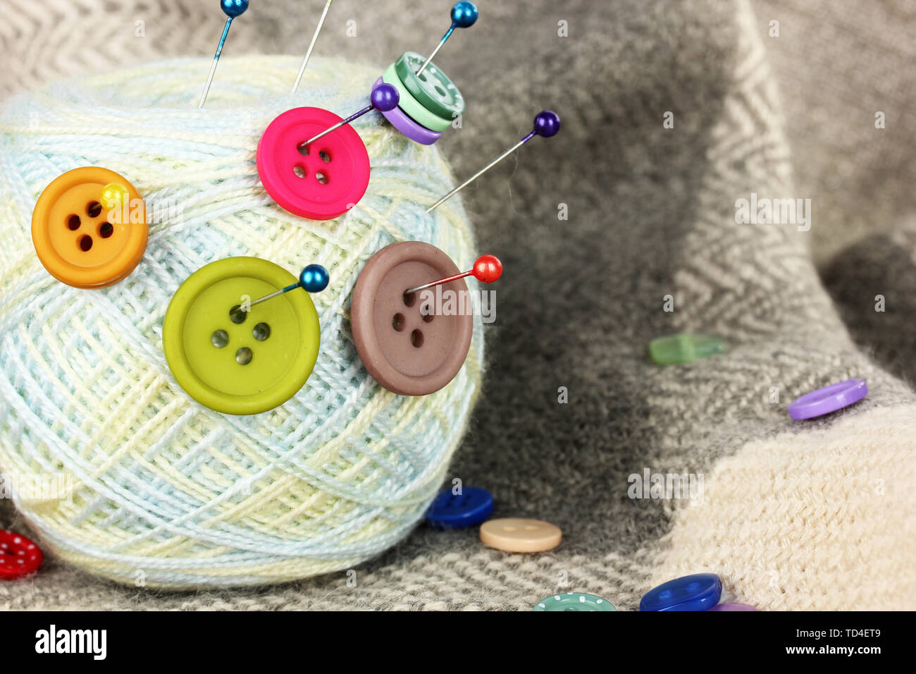 Buttons of different shapes, sizes and colors Stock Photo - Alamy