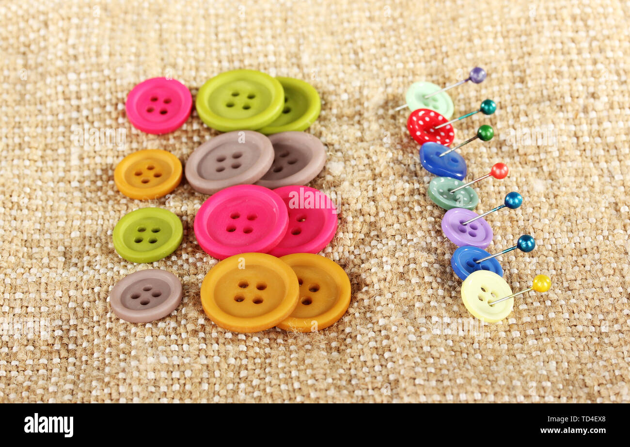 Bright color buttons on a blue background Stock Photo - Alamy