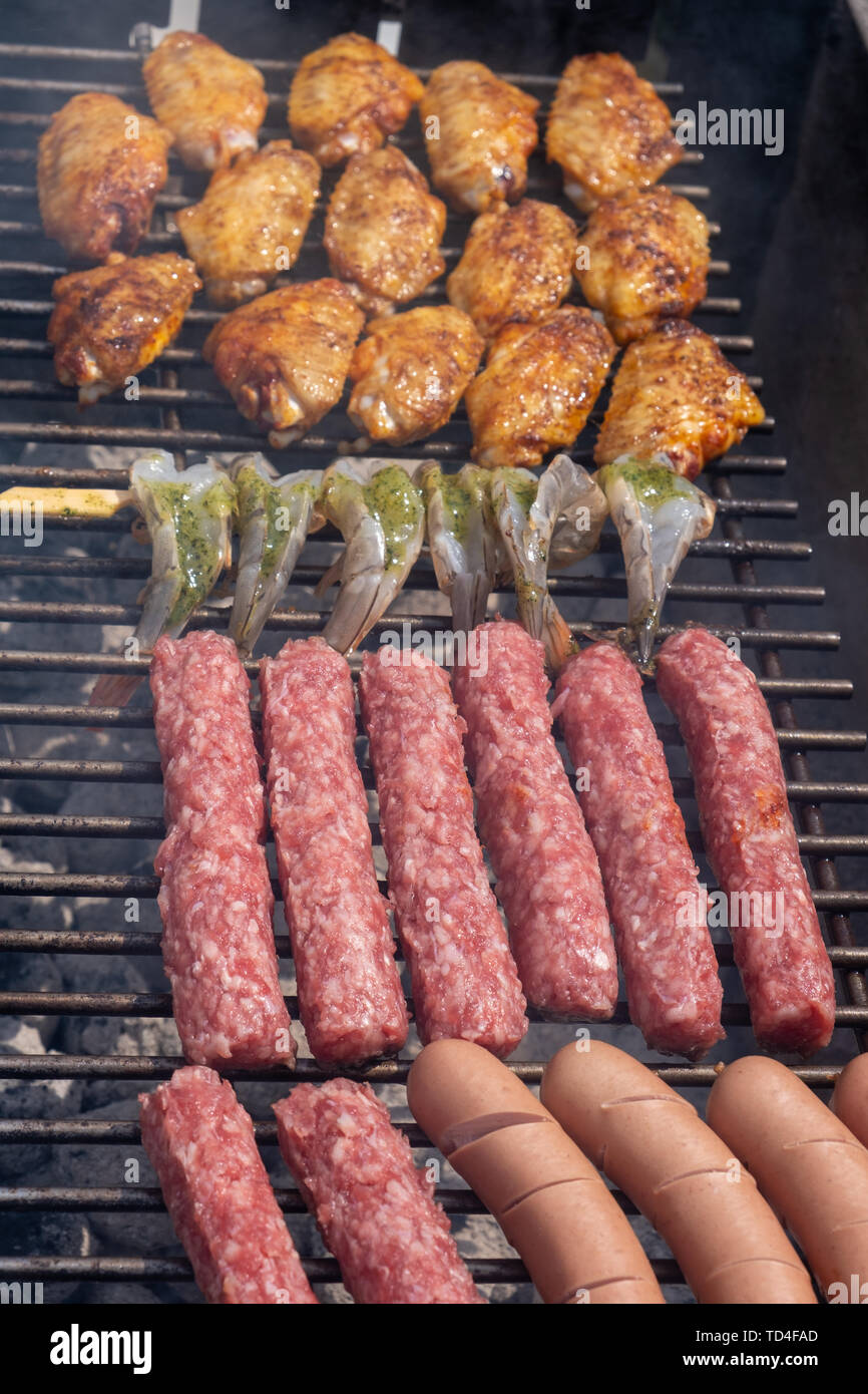 Preparation bbq hi-res stock photography and images - Alamy