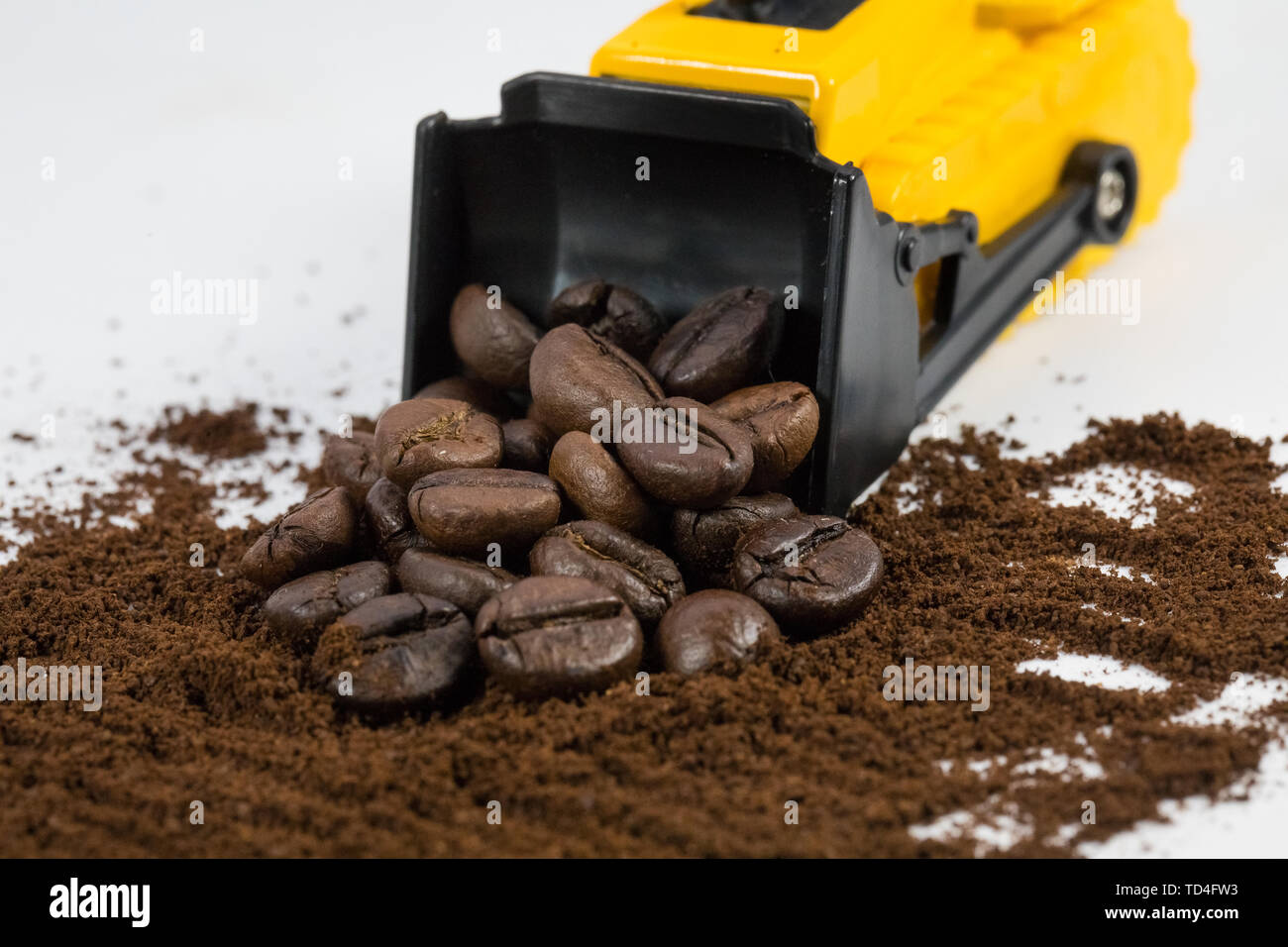 Creative coffee beans Stock Photo - Alamy
