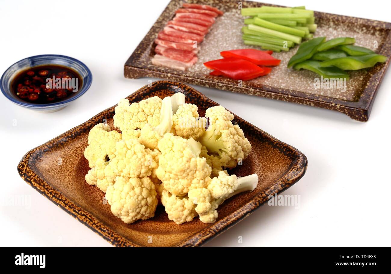 A variety of cuisine Chinese food is delicious, including semi-finished ...