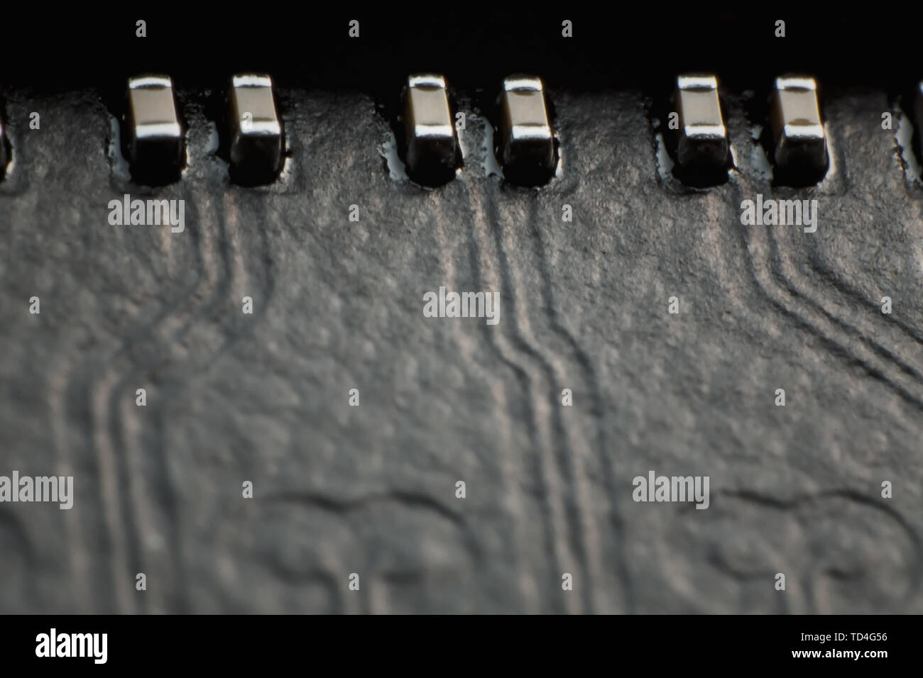 Electronic circuit blur computer board Stock Photo - Alamy