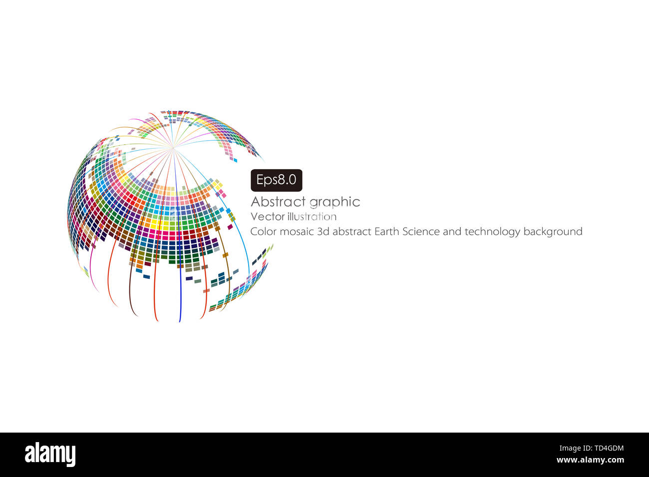 Science and technology background diagram of color mosaic Stock Photo ...