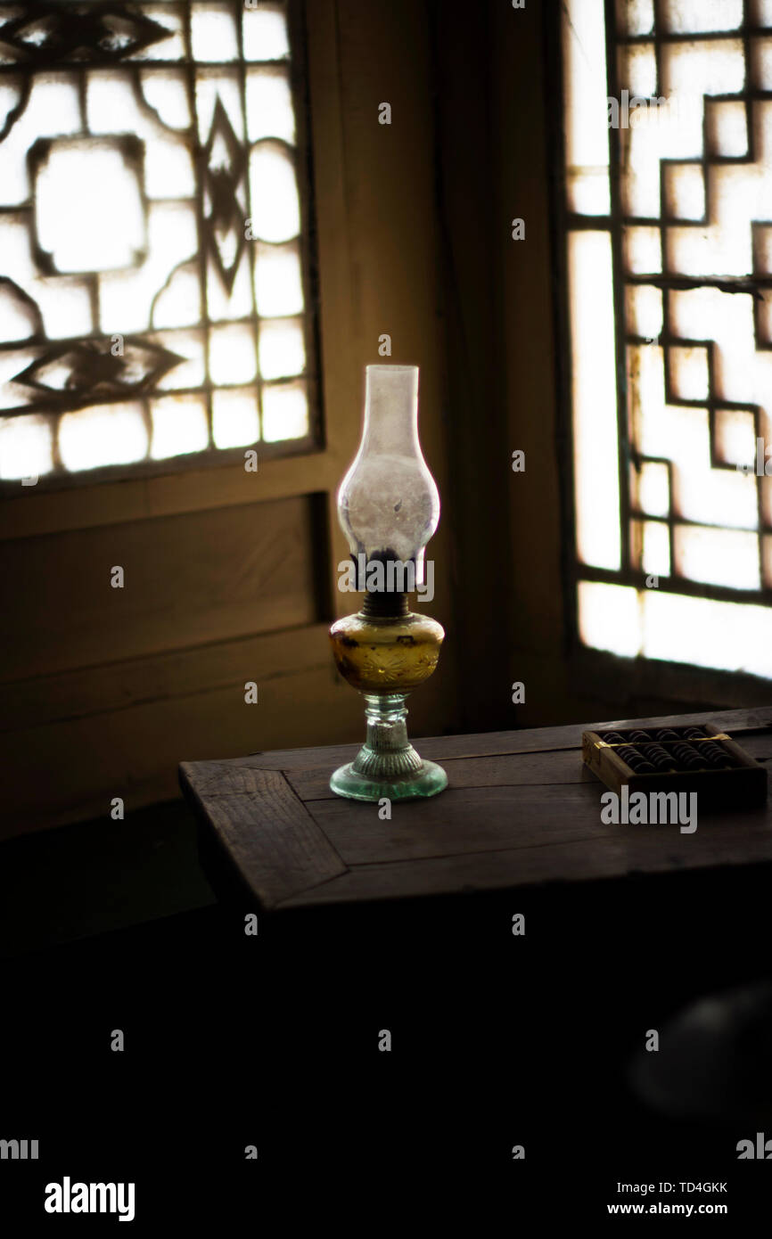 One oil lamp, an abacus, whether there is any surplus grain, all over ...