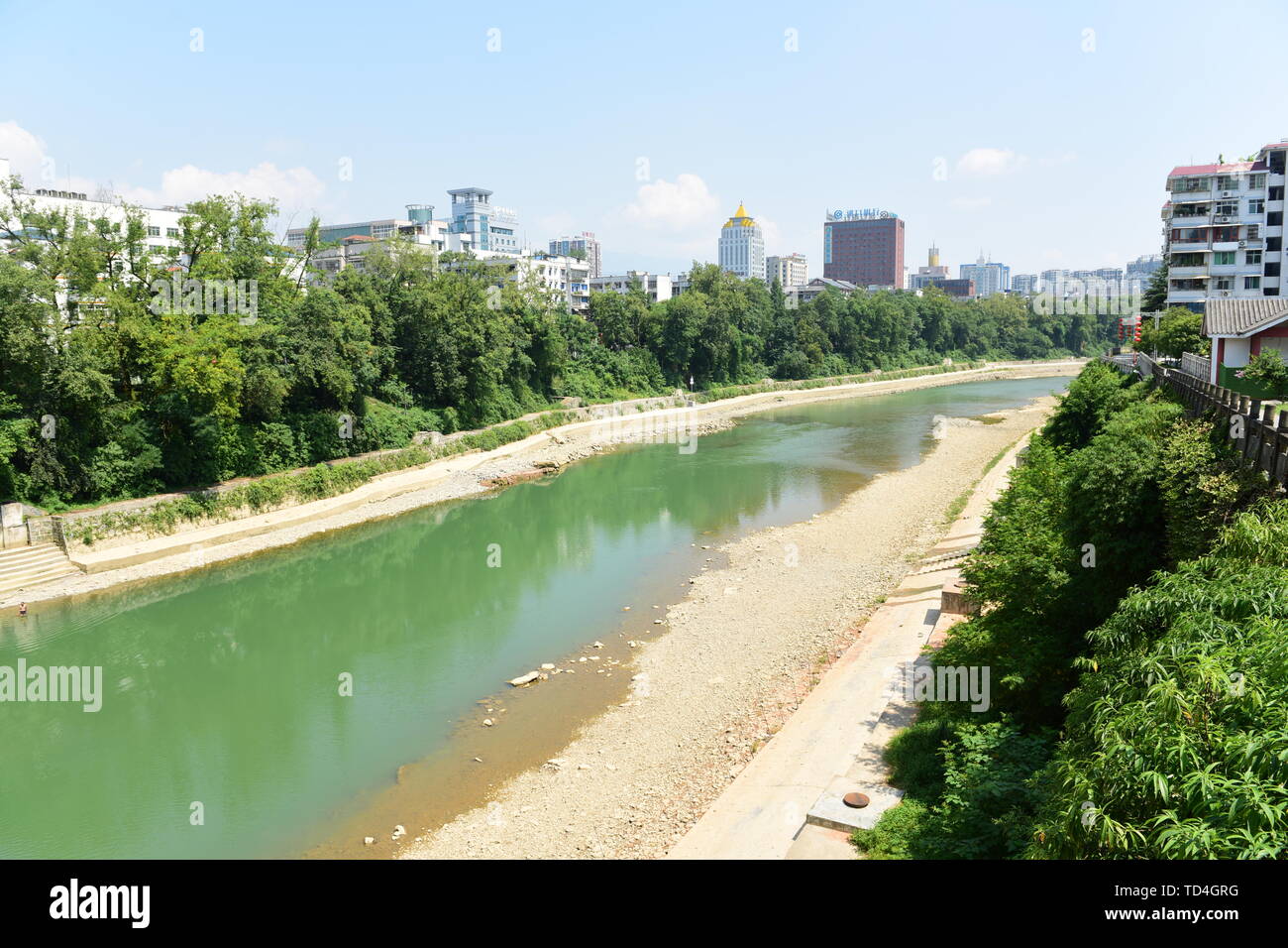 Scenery of the Qingjiang River Stock Photo - Alamy