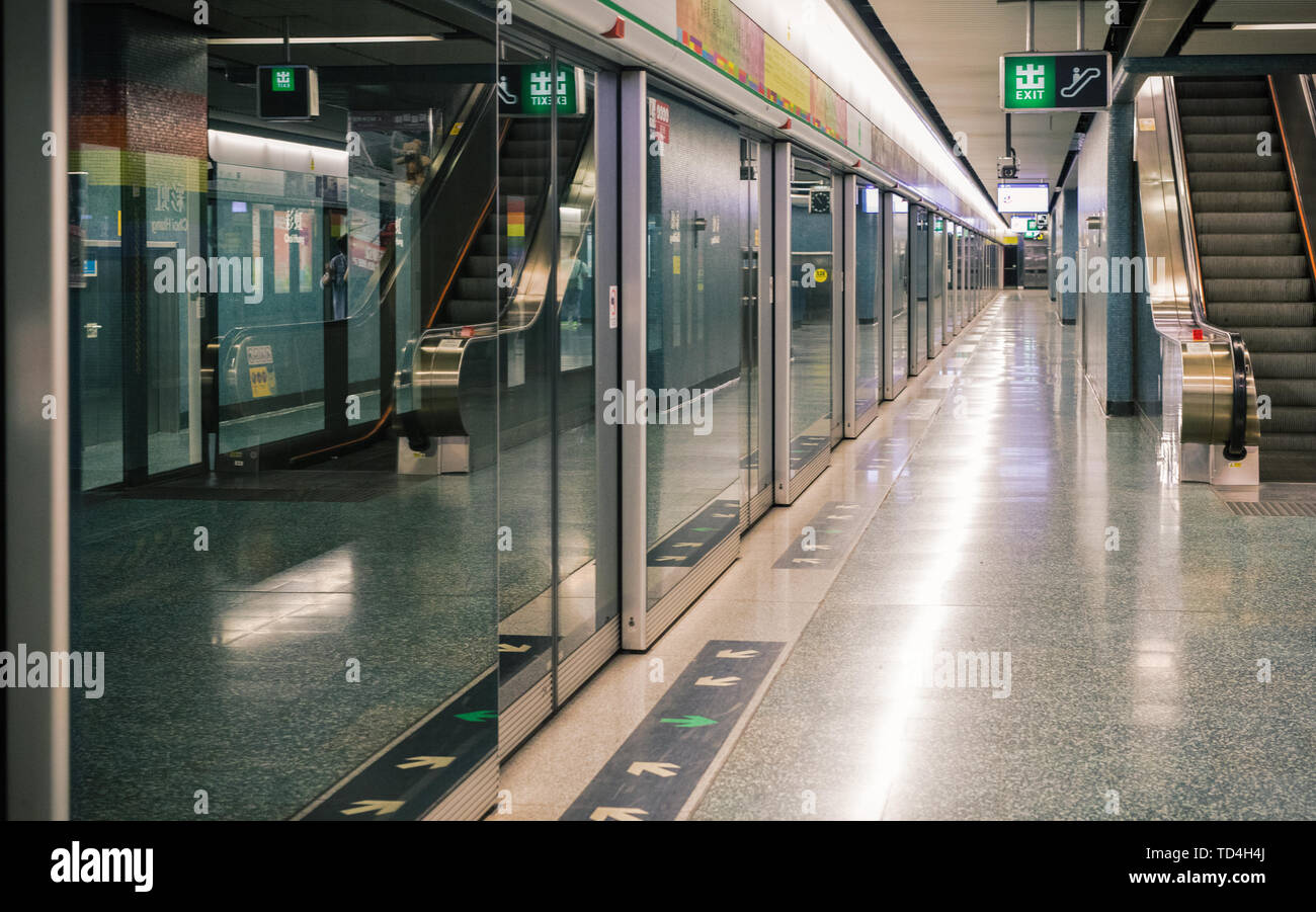 Airport and metro in indoor railway train transportation system hi-res ...