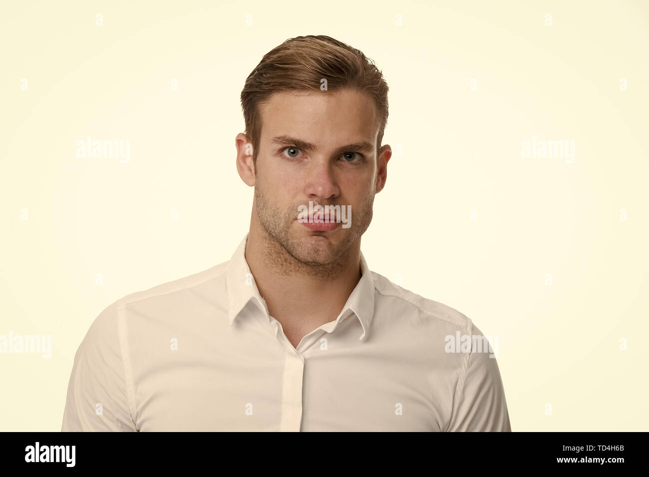 Slick hair hi-res stock photography and images - Alamy