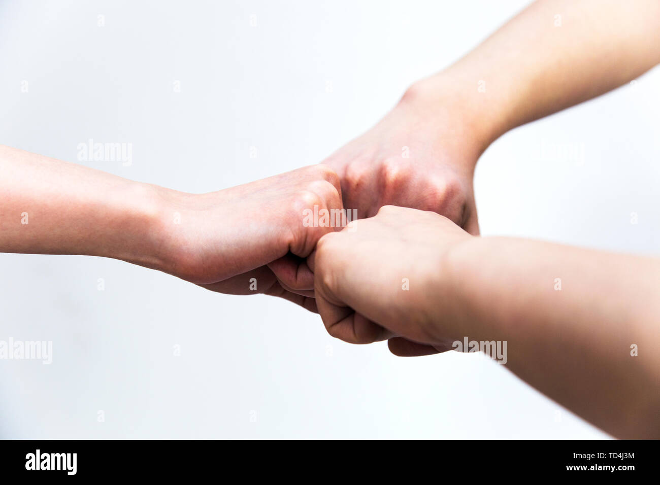 Touch a punch Stock Photo - Alamy