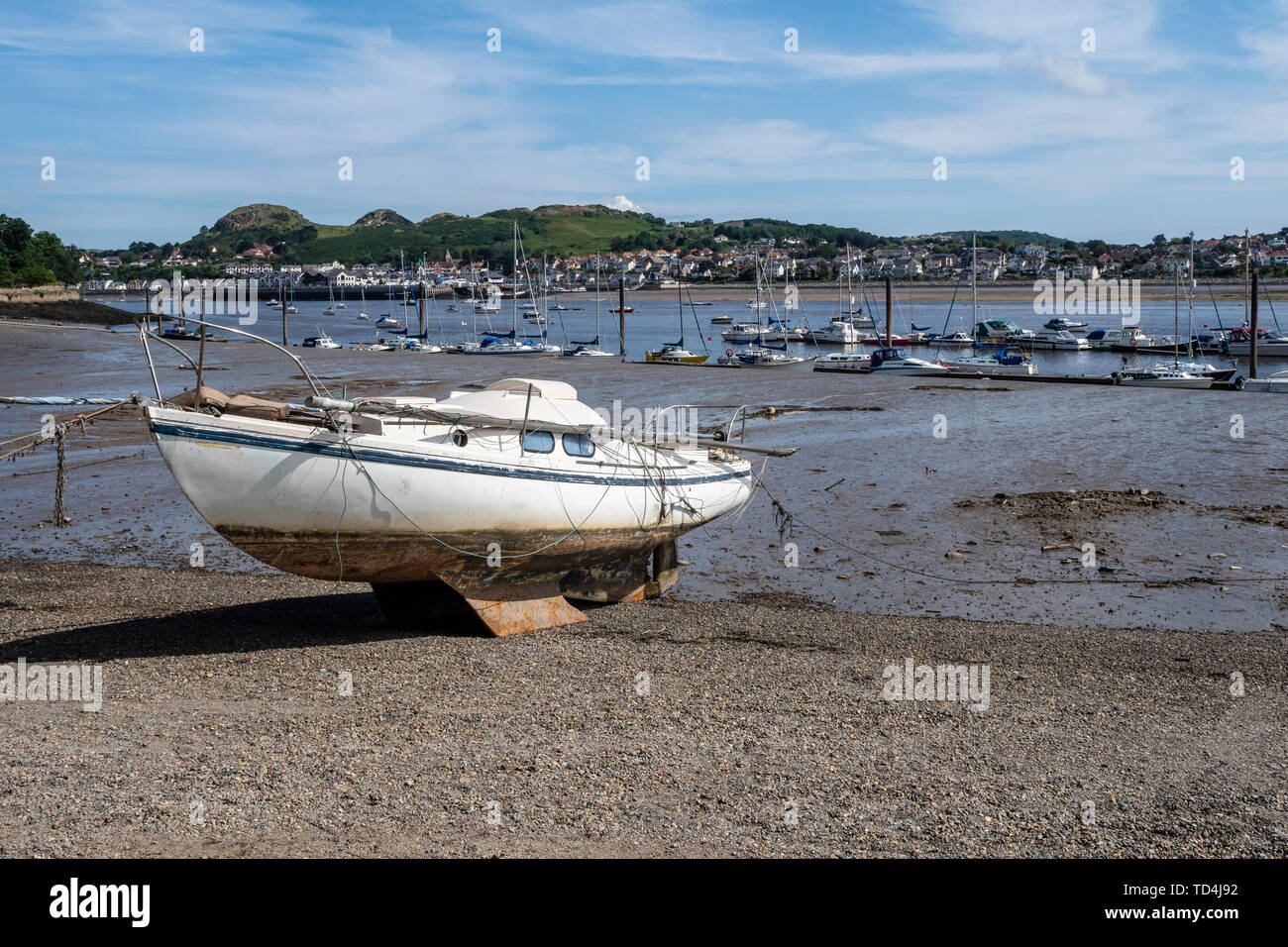 Beach old colwyn colwyn bay north hi-res stock photography and images ...