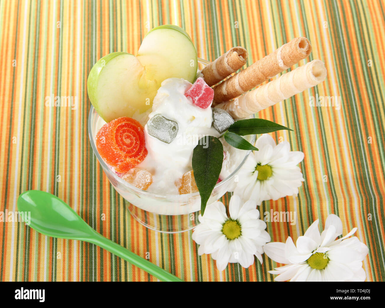 Striped wafer sticks hi-res stock photography and images - Alamy