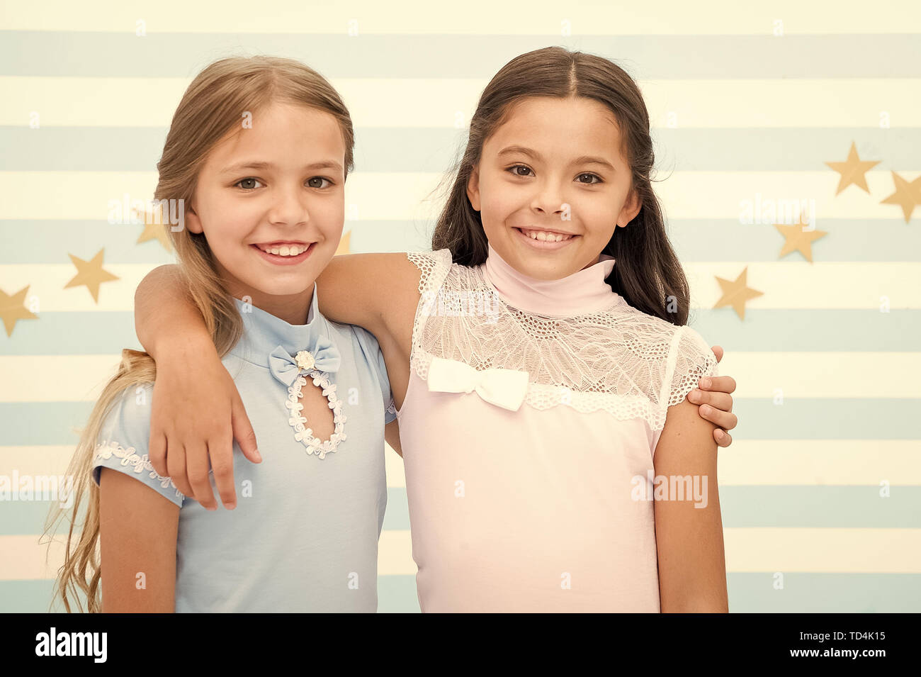 friendship and best friends. little girls are best friends. friendship ...