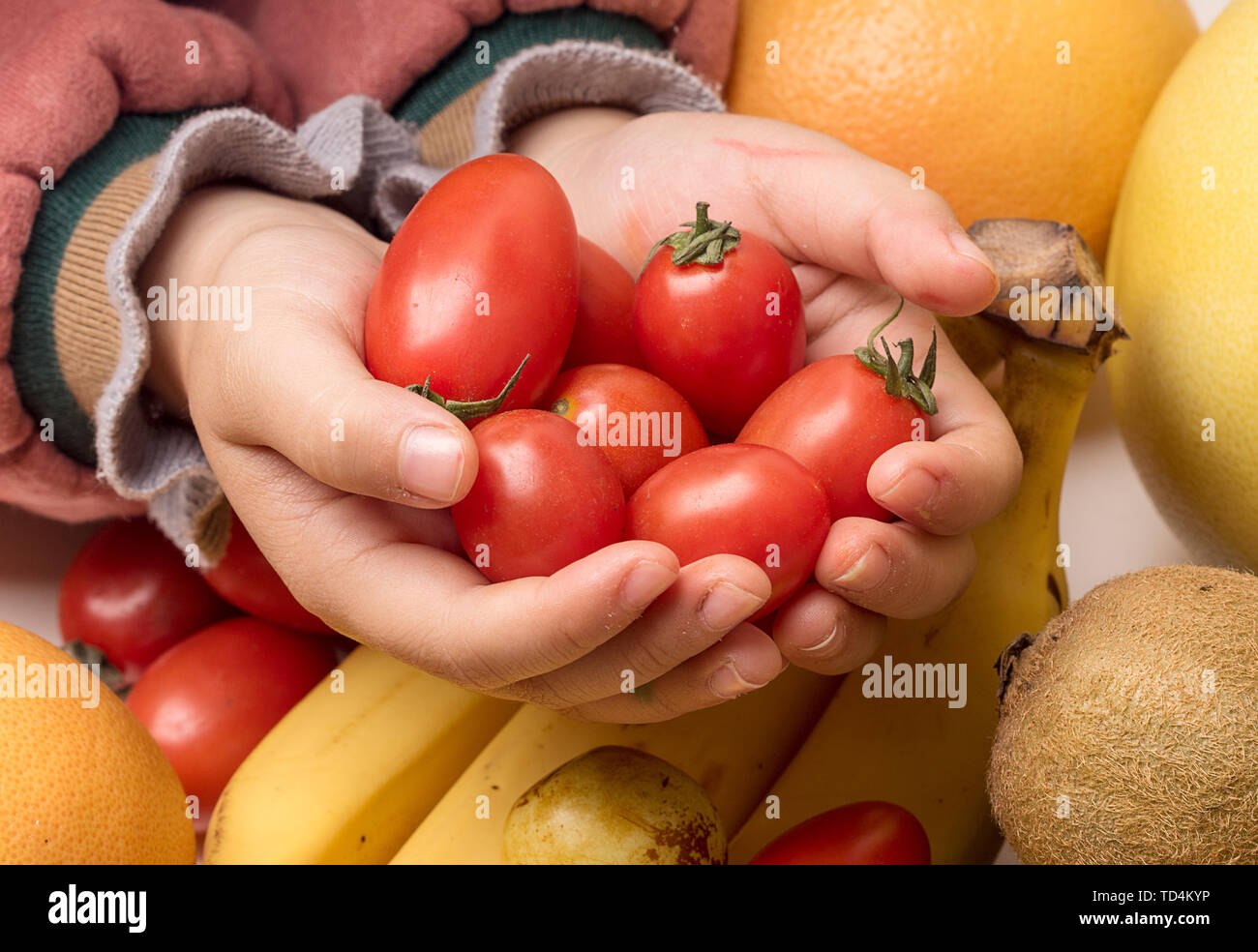 Fresh fruit combination Stock Photo - Alamy