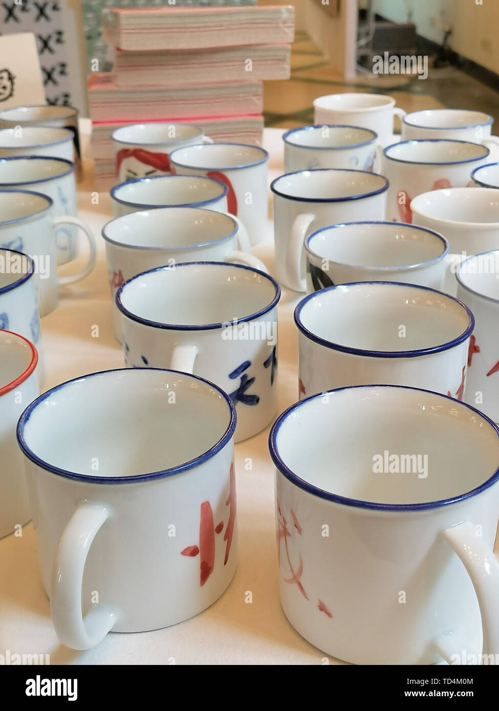 Creative product ceramic water cup Stock Photo - Alamy
