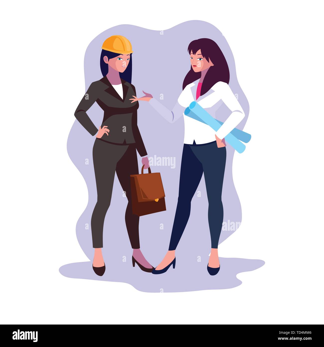 Women engineer design, Worker profession industry construction ...