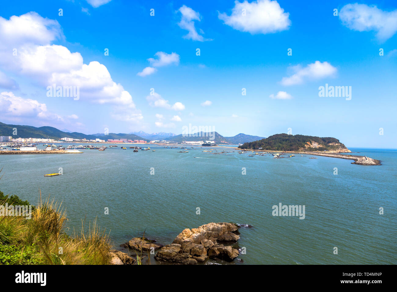 Oceans And Scenic Mountains And Summer Islands High Resolution Stock ...