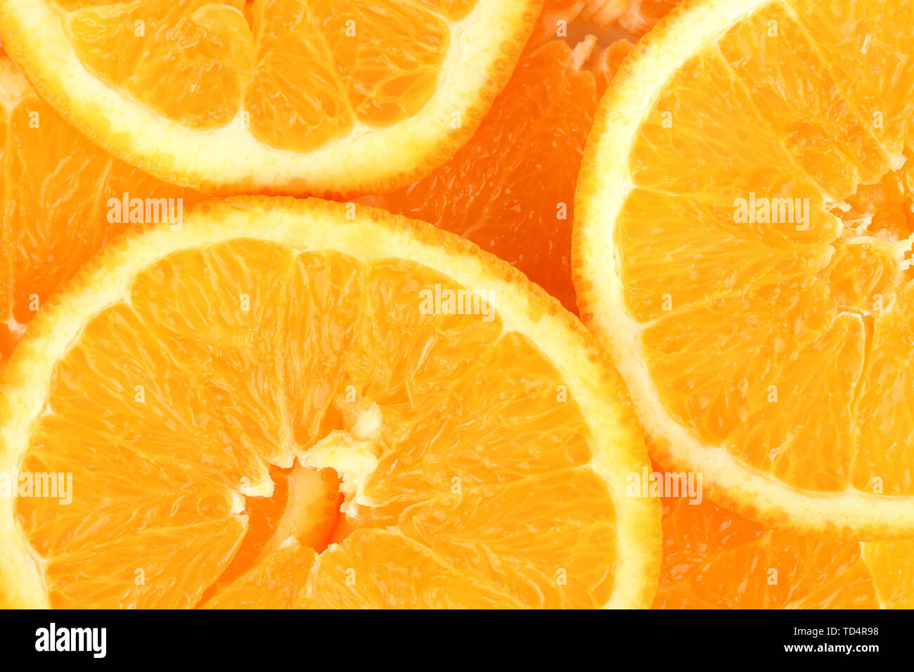 Orange slices background Stock Photo - Alamy
