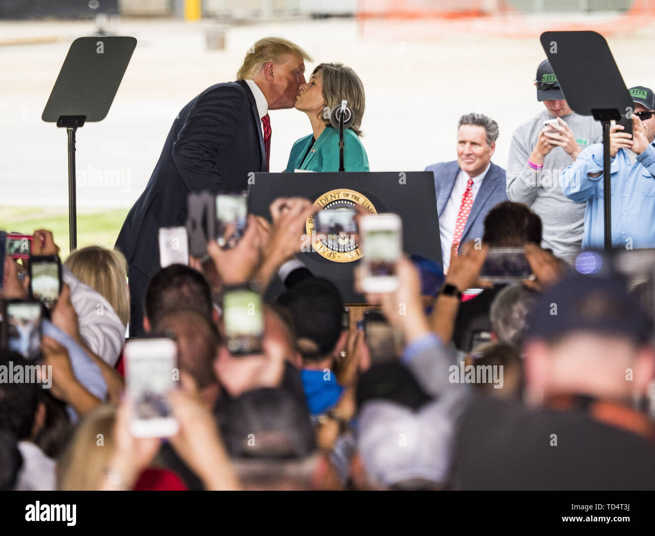 Trump podium administration hi-res stock photography and images - Alamy