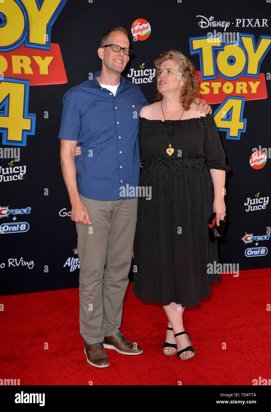 Los Angeles, California, USA. 11th June, 2019. Pete Docter & Amanda ...