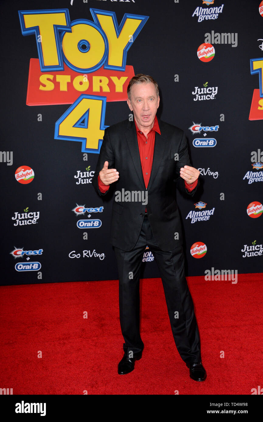 Los Angeles, California, USA. 11th June, 2019. Tim Allen at the world ...