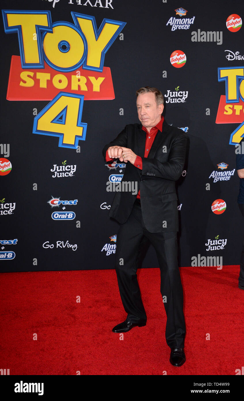 Los Angeles, California, USA. 11th June, 2019. Tim Allen at the world ...