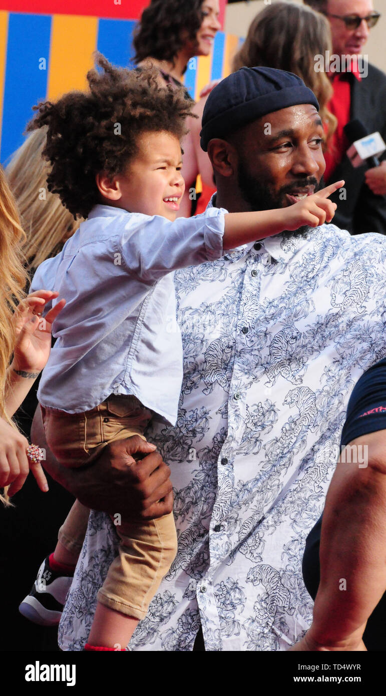 Hollywood, California, USA 11th June 2019 Maddox Laurel Boxx and father ...