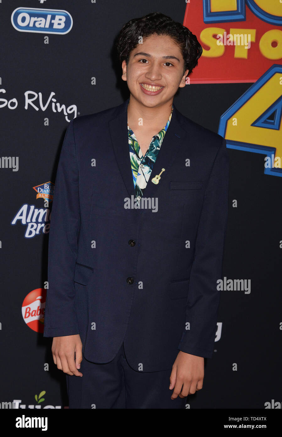 Los Angeles, USA. 11th June, 2019. Anthony Gonzalez arrives at the ...