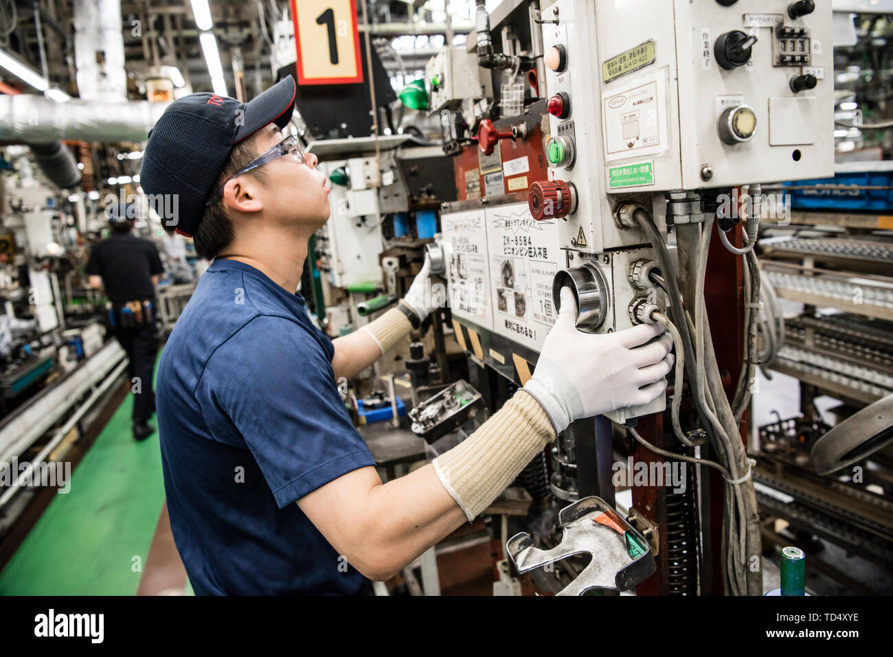 JULY 6, 2018 - File Photo - A Toyota employee works at a manufacturing ...